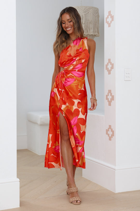 Save Me A Dance Maxi Dress Orange | Fortunate One