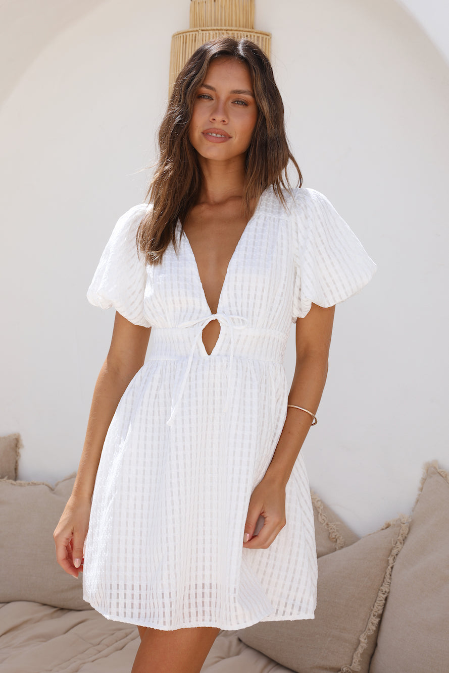 Kite Flying Dress White – Fortunate One