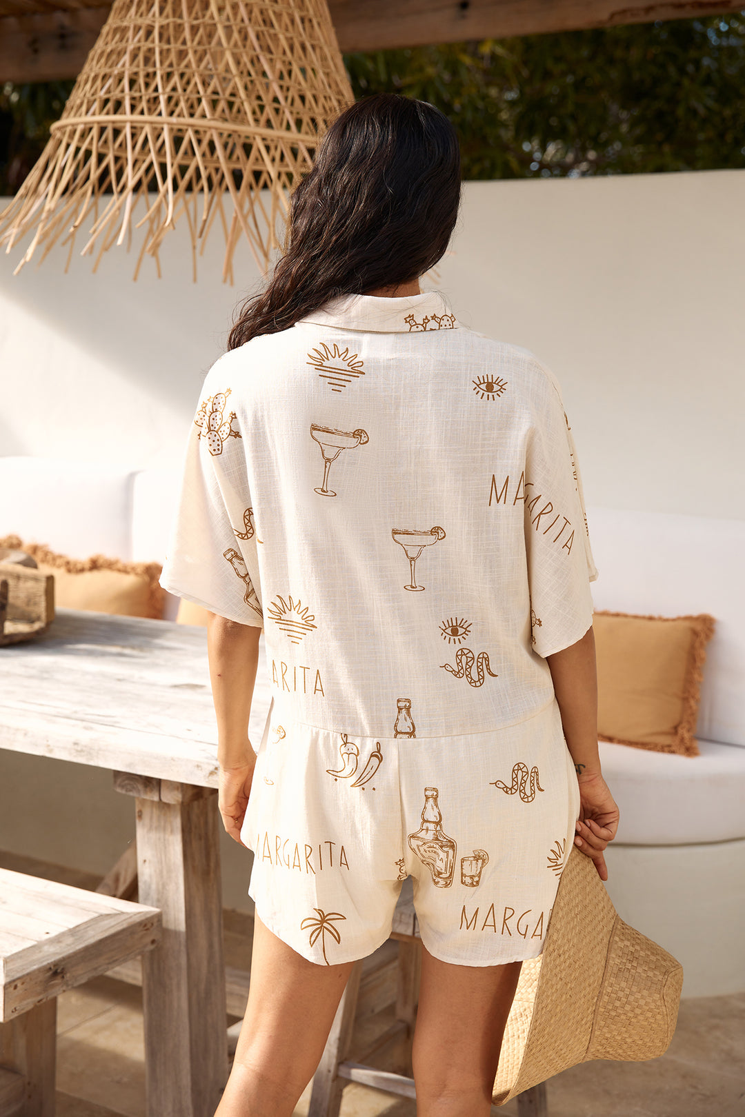 Muy Caliente Romper Beige | Fortunate One