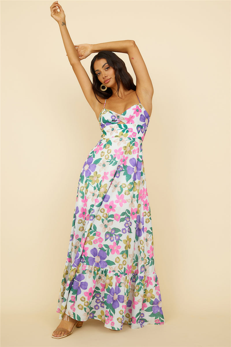 Song Of The Sky Maxi Dress Multi | Fortunate One