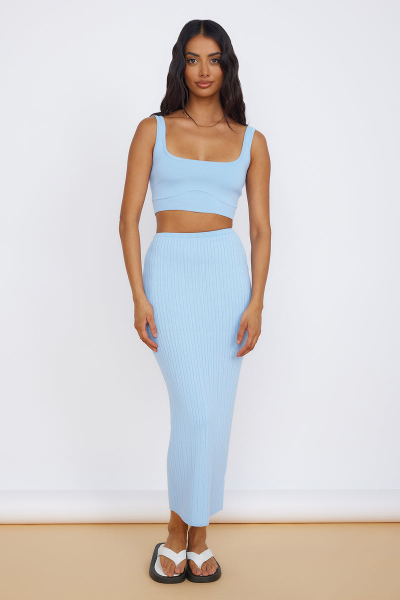 SEVEN WONDERS Kora Maxi Skirt Sky Blue | Fortunate One