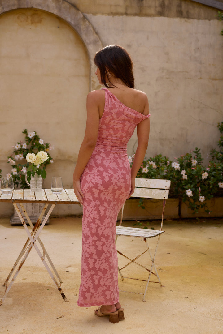 Breeze of Pink Maxi Dress Pink | Fortunate One