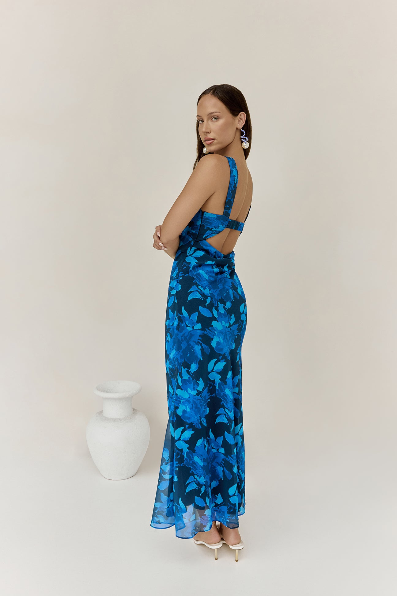 Just Landed Looks Maxi Dress Blue | Fortunate One