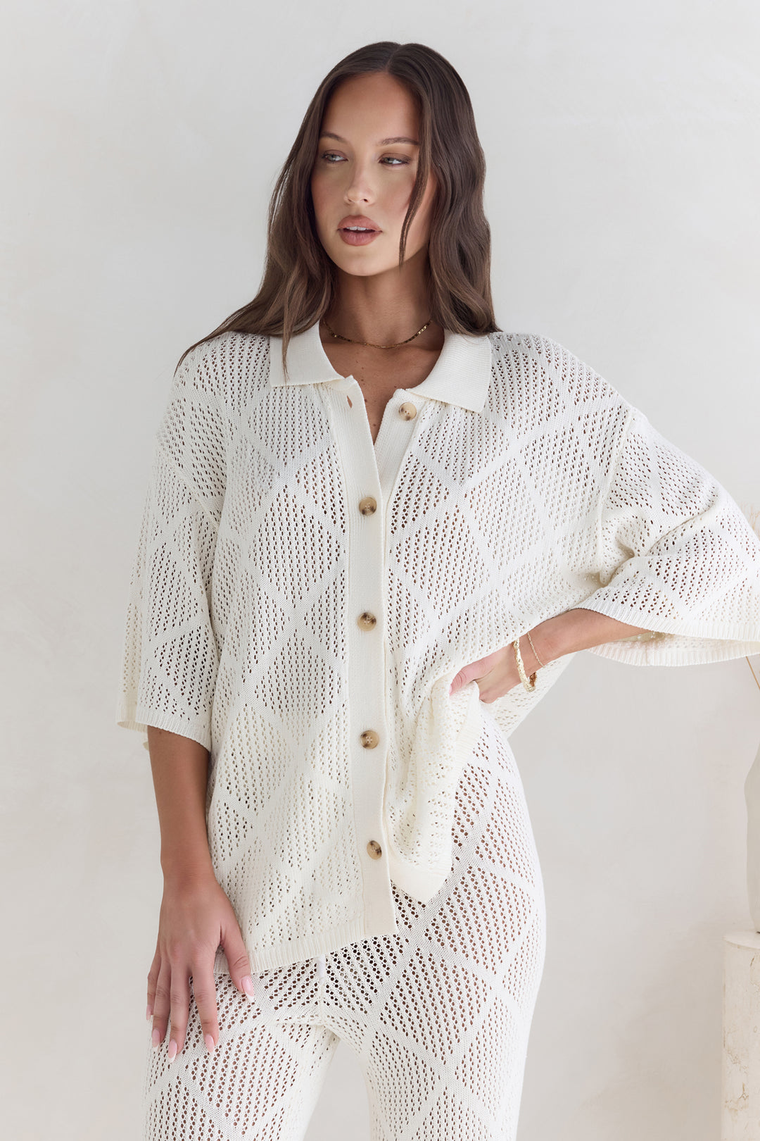 Coral Sands Top White | Fortunate One