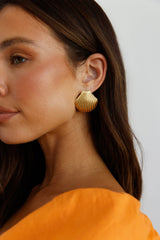 18k Gold Plated Washed Up Earrings Gold | Fortunate One