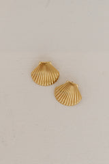 18k Gold Plated Washed Up Earrings Gold | Fortunate One