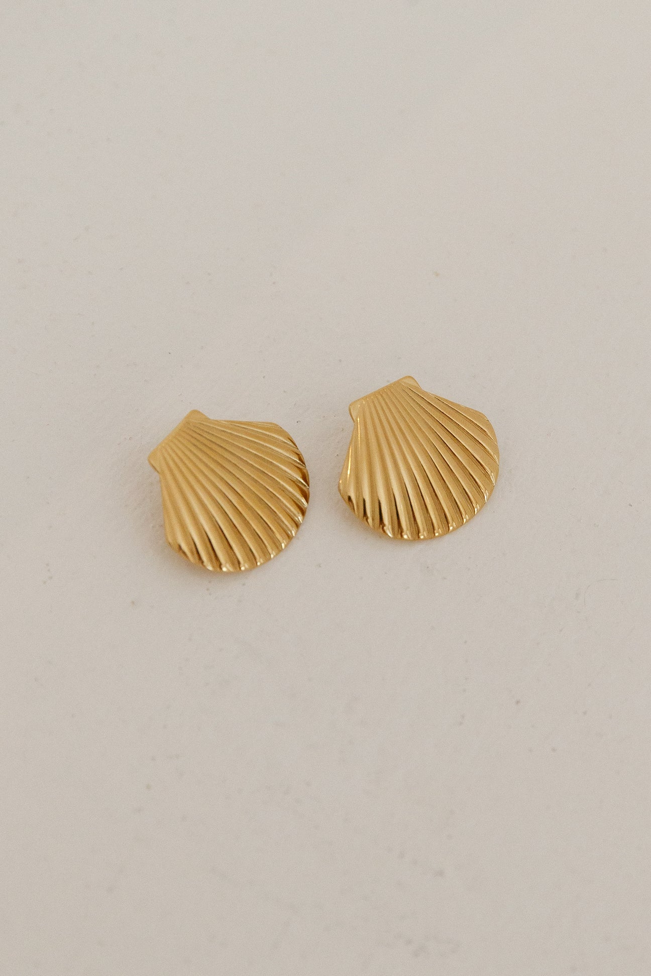 18k Gold Plated Washed Up Earrings Gold | Fortunate One