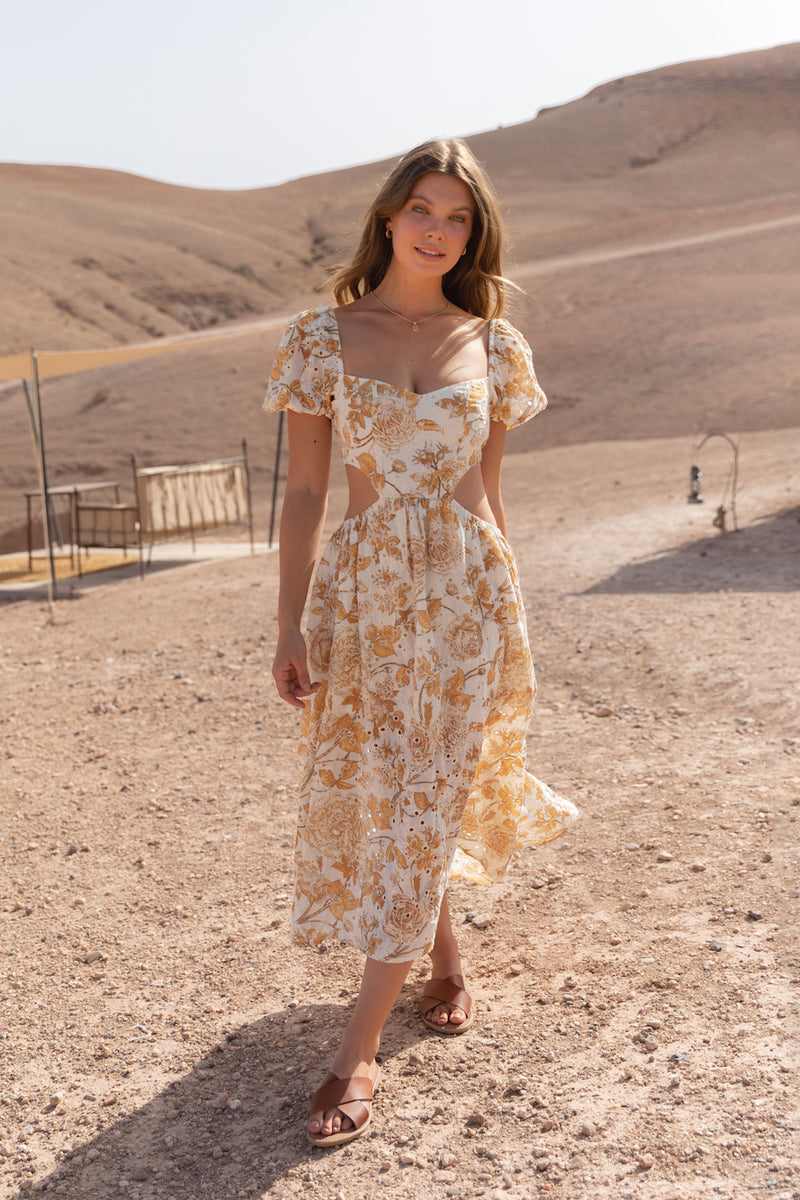 HELLO MOLLY Locked Hearts Maxi Dress | Fortunate One