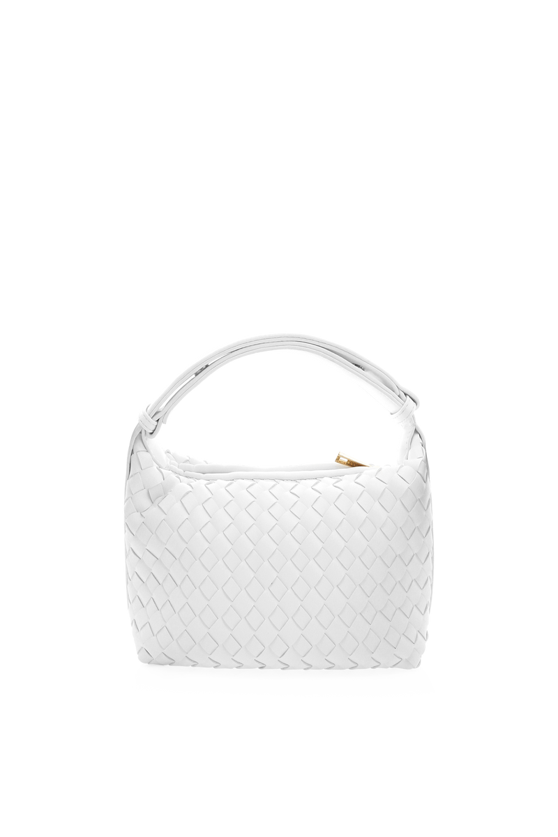 Isabelle Handle Bag White | Fortunate One