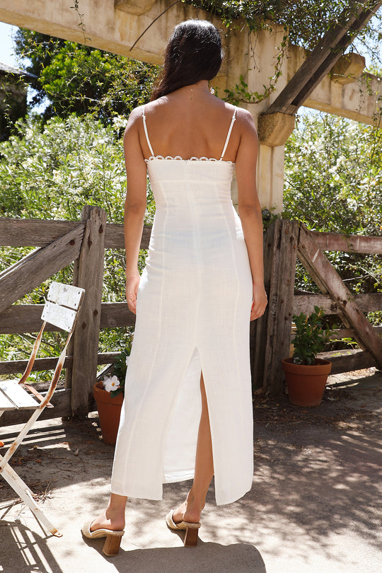 Honeymoon Love Maxi Dress White | Fortunate One