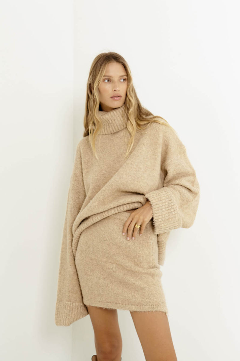 SNDYS Winnie Jumper Beige | Fortunate One
