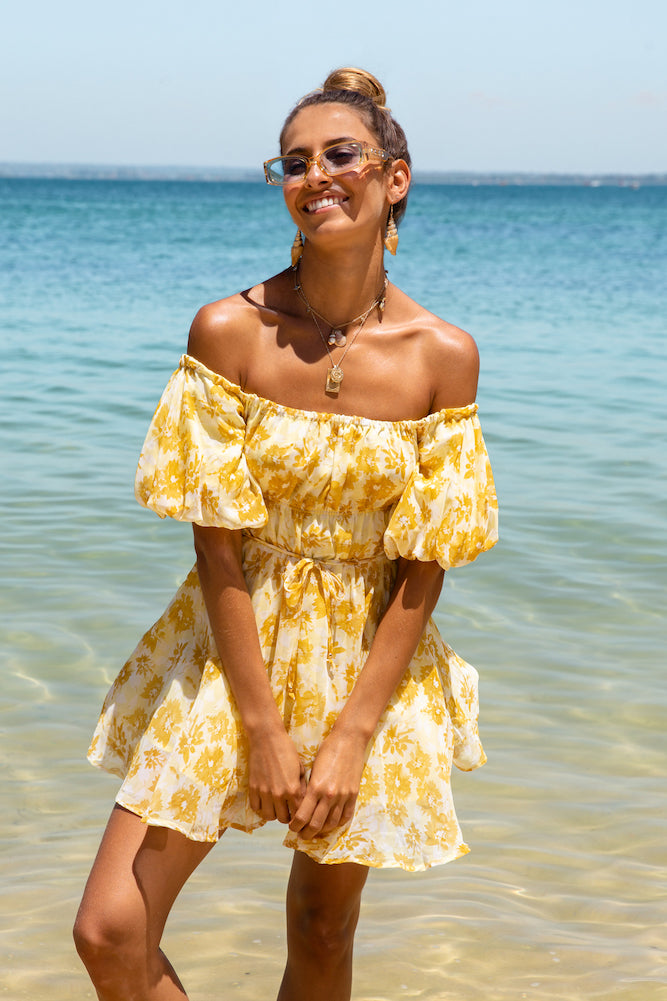 Love In The Sand Dress Yellow | Fortunate One