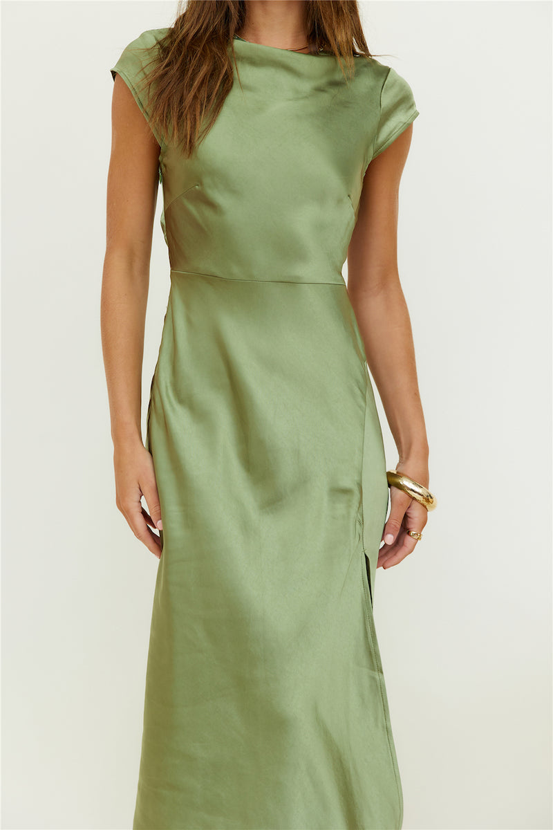 One Last Song Maxi Dress Olive | Fortunate One