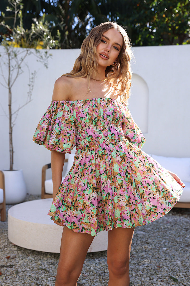 What A Rush Dress Pink | Fortunate One