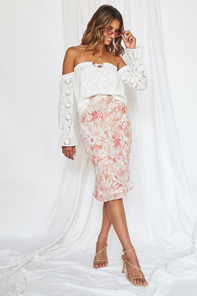Romance In Venice Crop Top White | Fortunate One